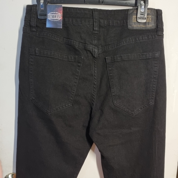 Fire & Rain | Jeans | Fire Rain Mens Black Slim Fit Paint Splatter ...